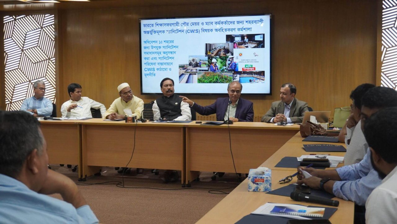 City Mayors are committed to demonstrate the leadership for CWIS - ITN-BUET