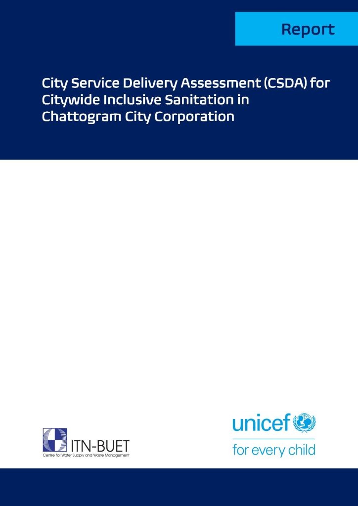 City Service Delivery Assessment (CSDA) for Citywide Inclusive ...