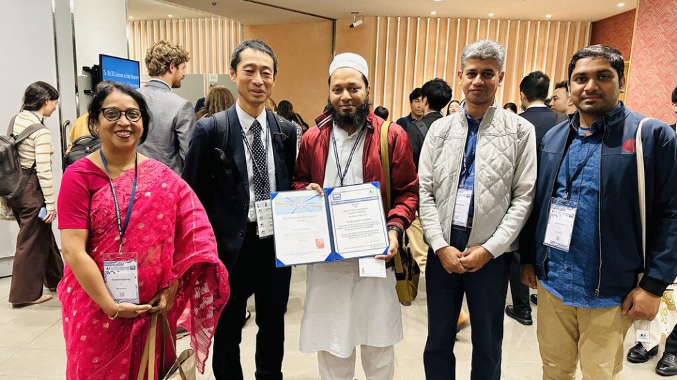 ITN-BUET wins best oral presentation award in the 19th IWA International Conference on Sludge ...